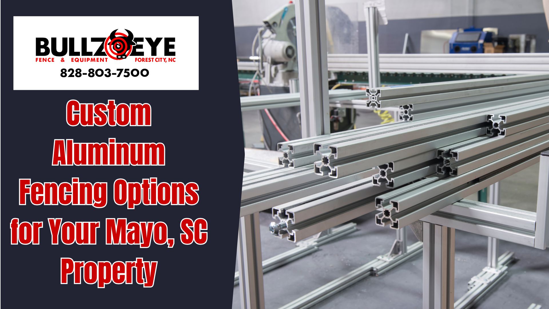 Custom Aluminum Fencing Options for Your Mayo, SC Property